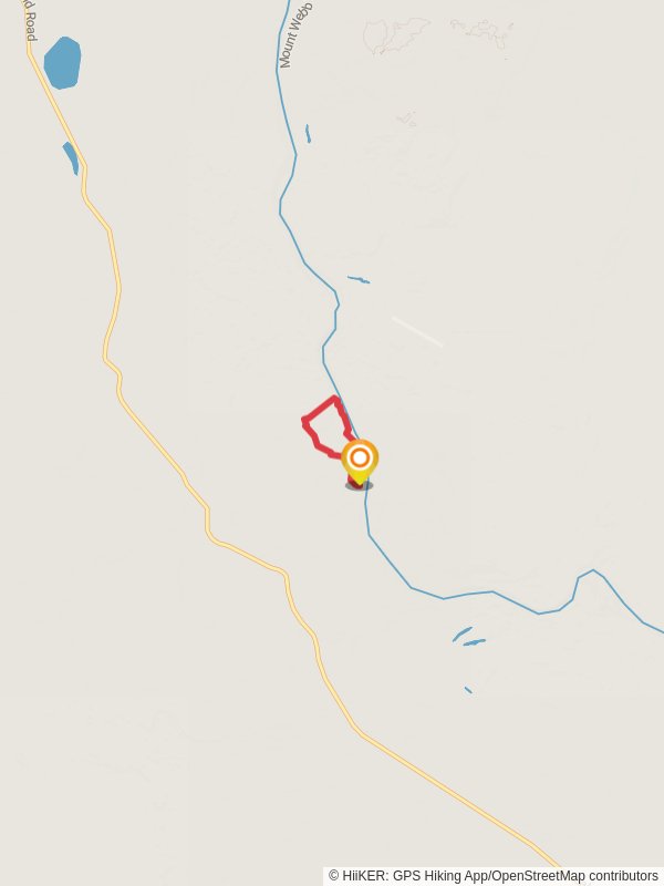 Map of Kalpowar Discovery Walk, Cook Shire