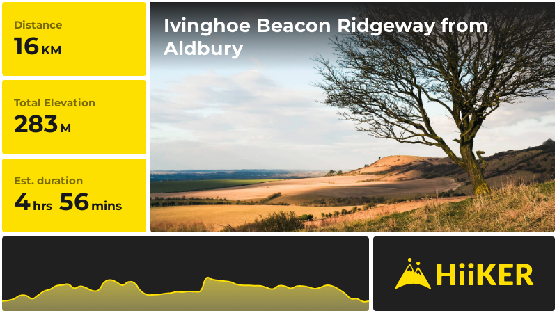 Ivinghoe Beacon Ridgeway from Aldbury | Hertfordshire | England