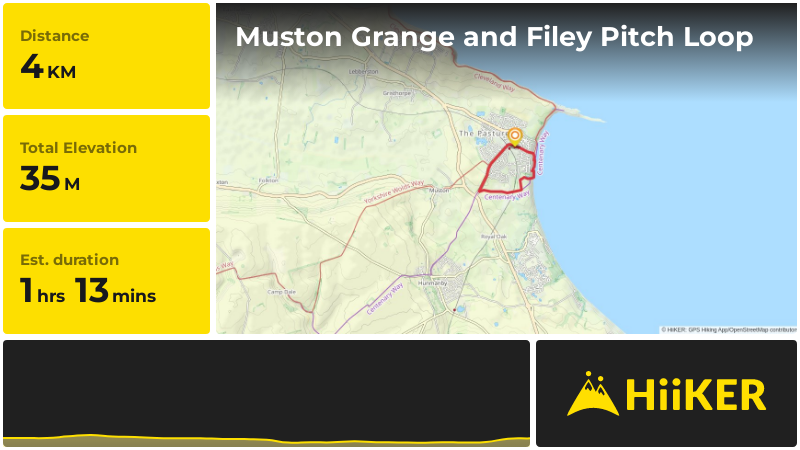 Muston Grange and Filey Pitch Loop | North Yorkshire | England