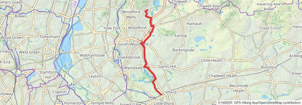 River Roding trail stages