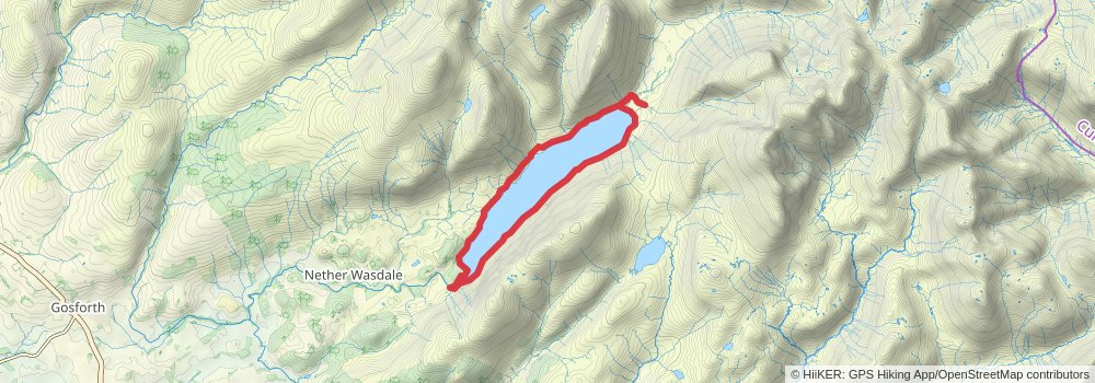 Wast Water Loop trail stages